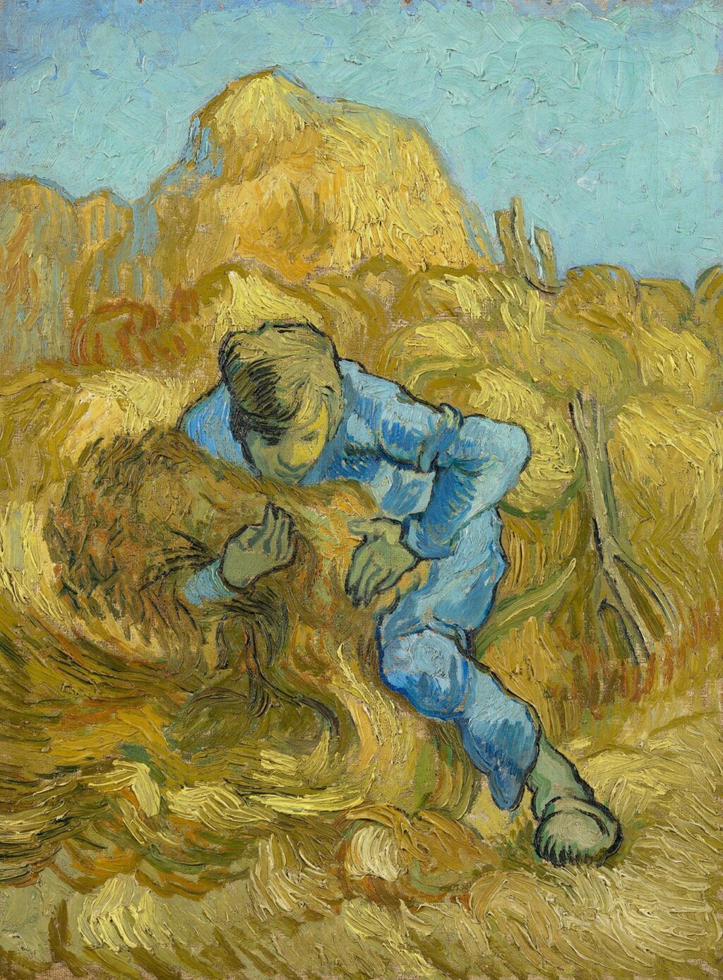 vincent-van-gogh-the-sheaf-binder-after-millet-1889-courtesy-of ...